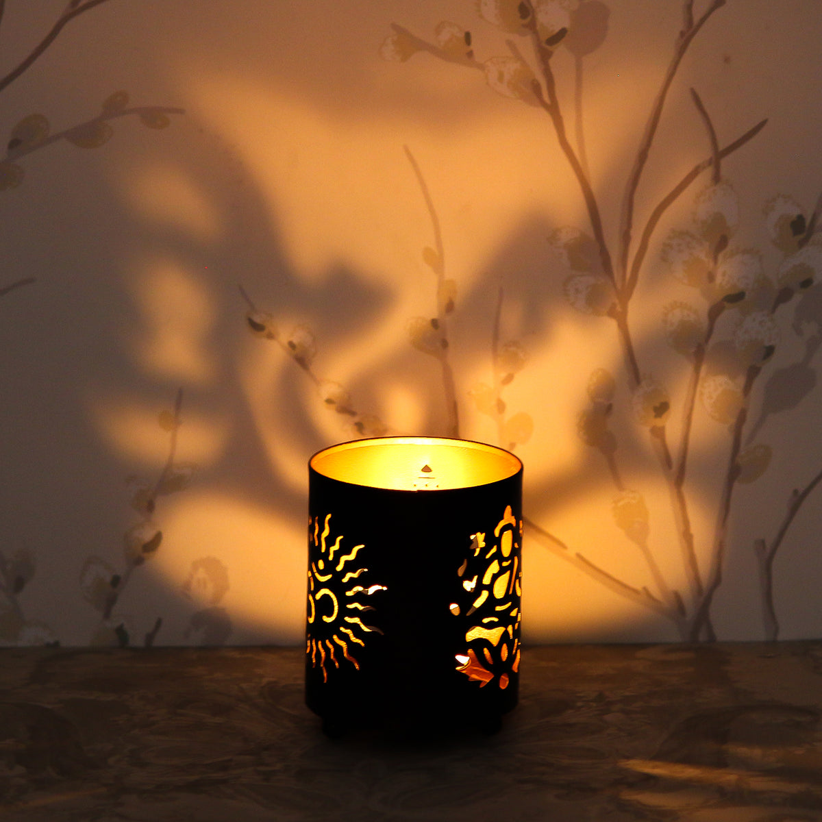 Shadow Tea Light Holder | Om Design Tea Light Holder Online ...
