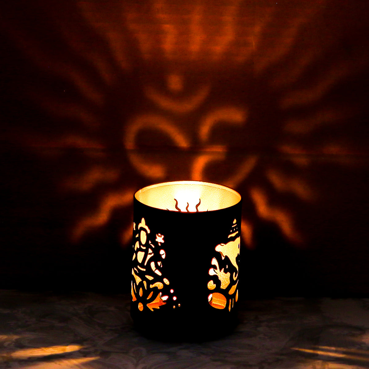 Shadow Tea Light Holder | Om Design Tea Light Holder Online ...