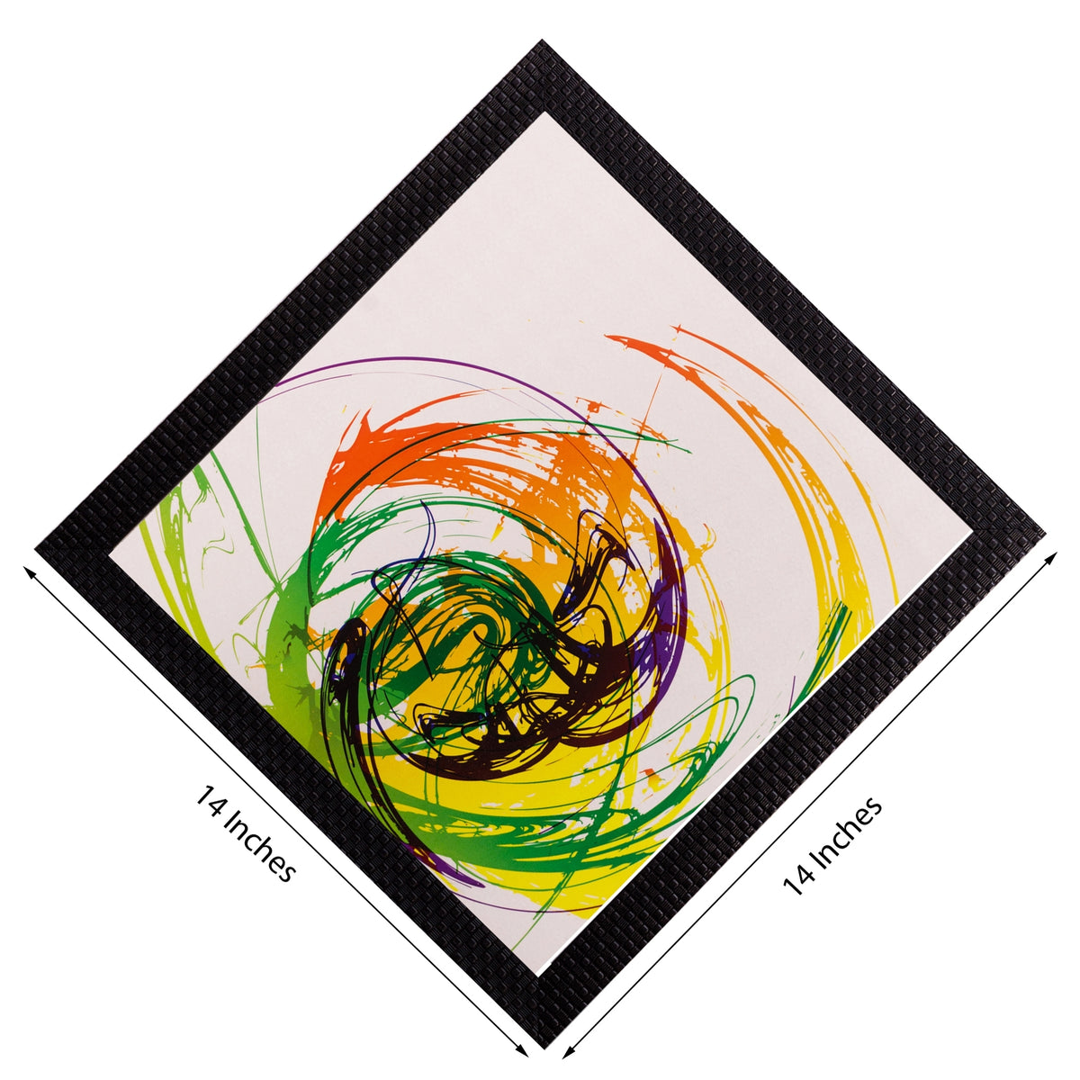 Abstract Matt Textured UV Art Painting - eCraftIndia Online