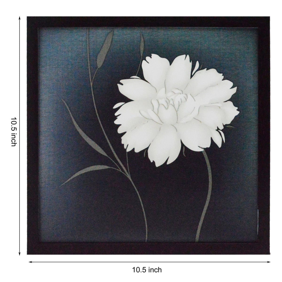 Flower Design Satin Matt Texture UV Art Painting - eCraftIndia Online