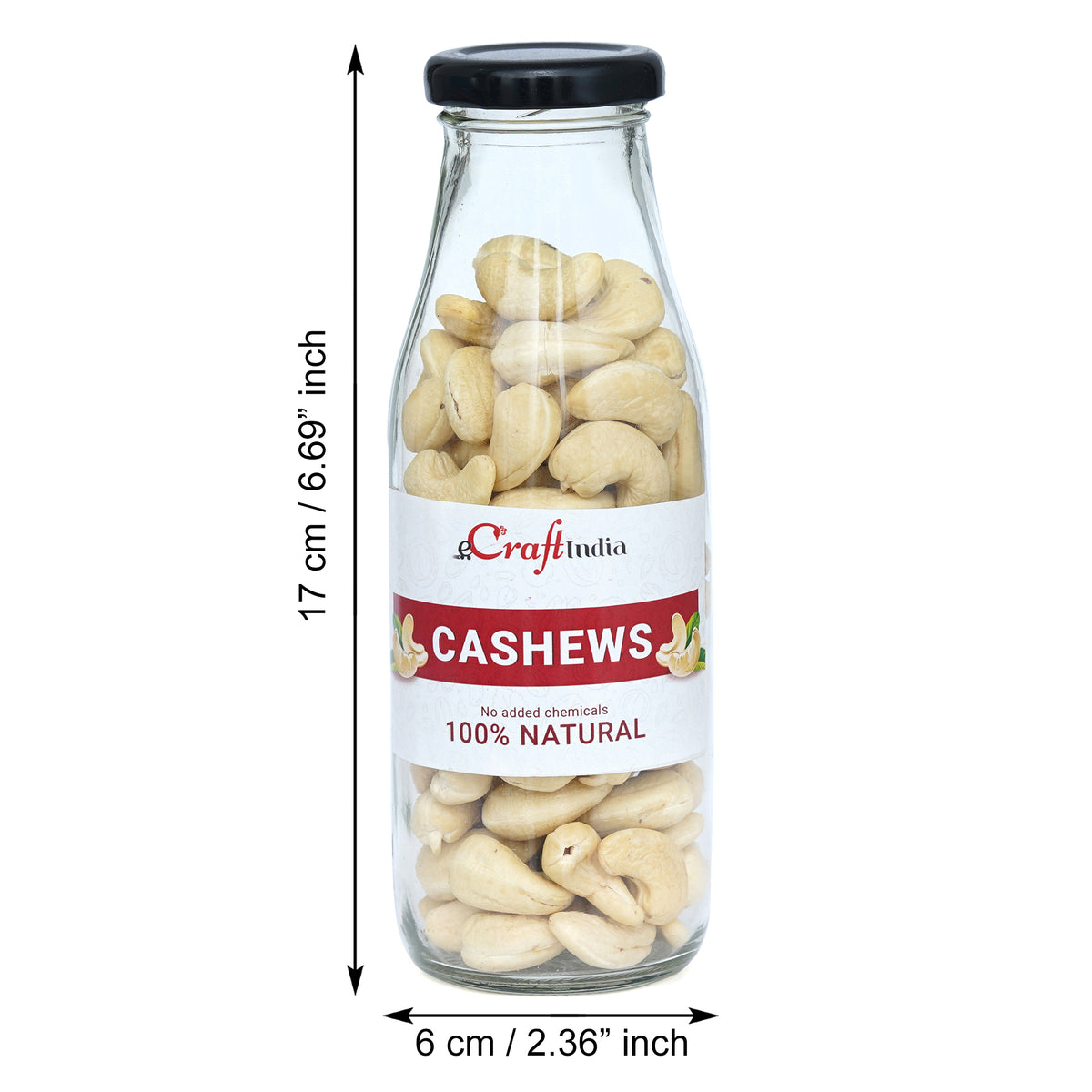 eCraftIndia Healthy Snack Hamper - Set of 4 Raisins, Almonds, Pistachi