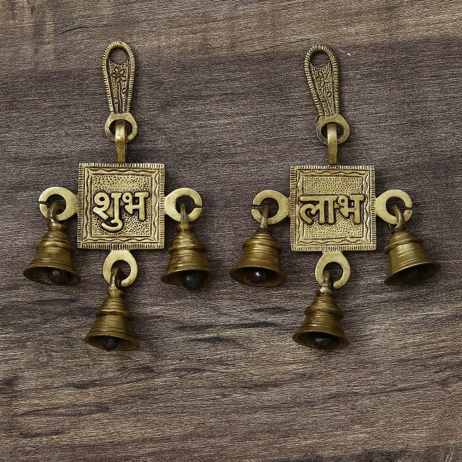 eCraftIndia The Religious Hamper - Brass Handcrafted Shubh Labh Wall H