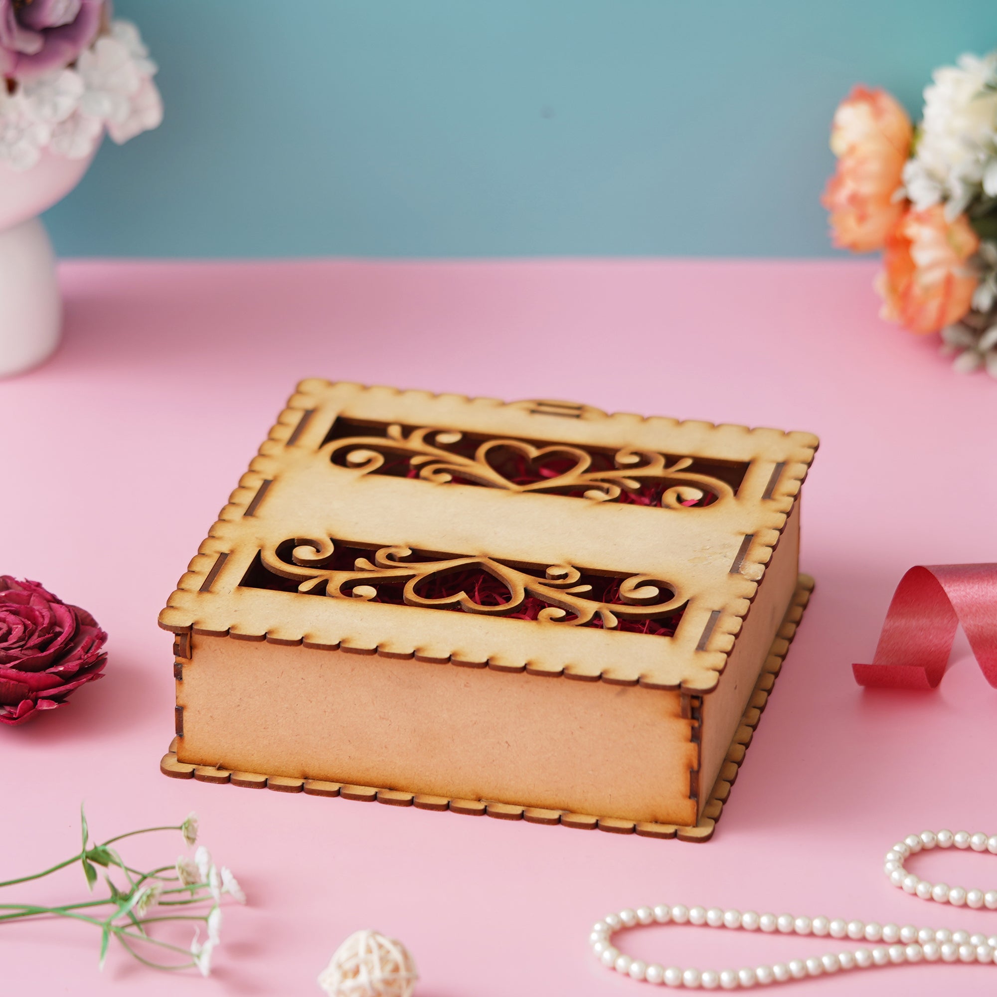 eCraftIndia The Refreshing Gift Box - Set Of 4 Sugar Coated Saunf, Gre