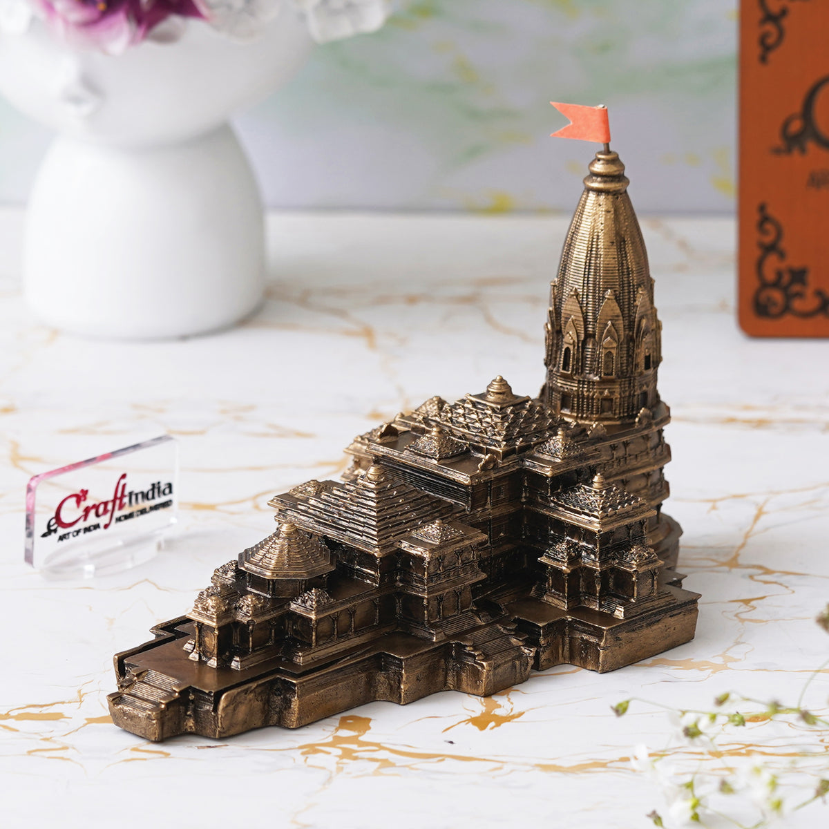 eCraftIndia Ram Mandir Ayodhya Model Authentic Design Temple - Perfect